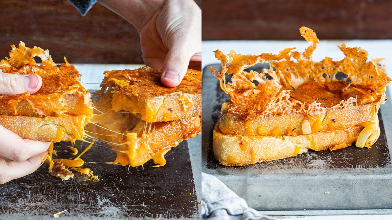 Boujee Grilled Cheese With A Cheese Crown | Eitan Bernath - YouTube