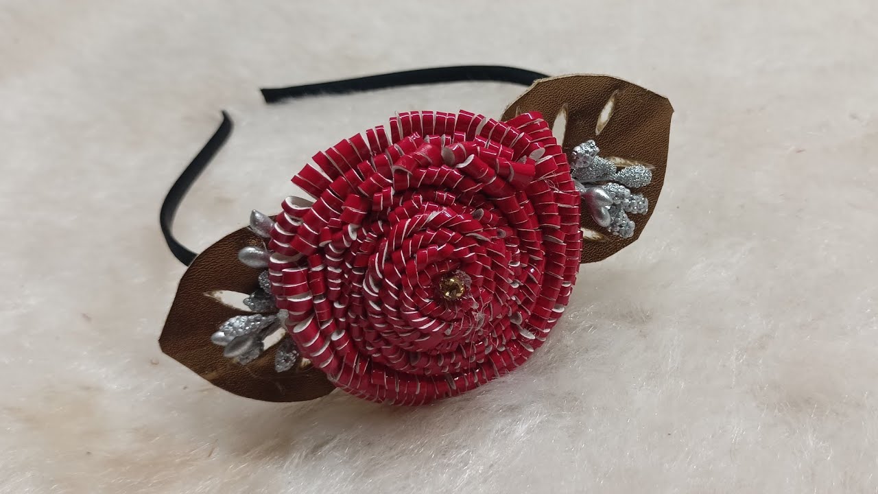 Hair Band Making Tutorial ll Hair Accessories - YouTube