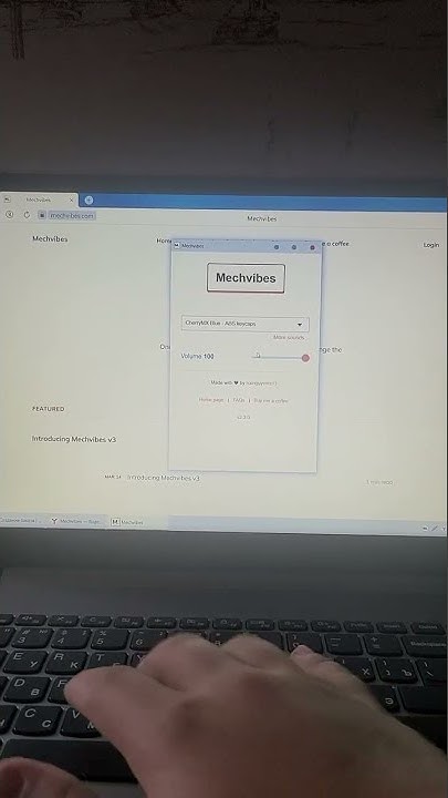 Mechvibes, улучшение звука клавиатуры - YouTube