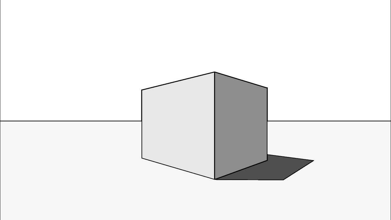 How to Draw a Cube with Realistic Shadows: Step-by-Step Tutorial - YouTube