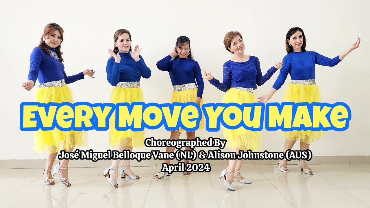 Every Move You Make - Line Dance - YouTube