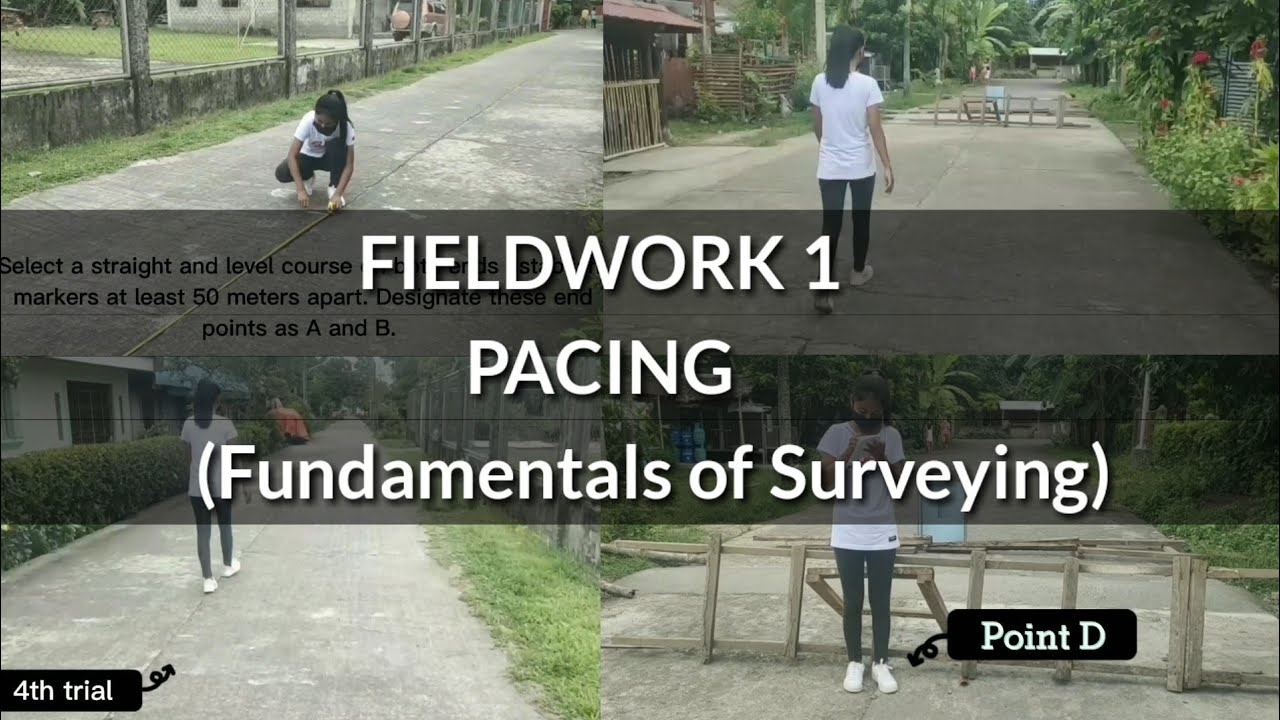 Activity 1: PACING (Fundamentals of Surveying) - YouTube