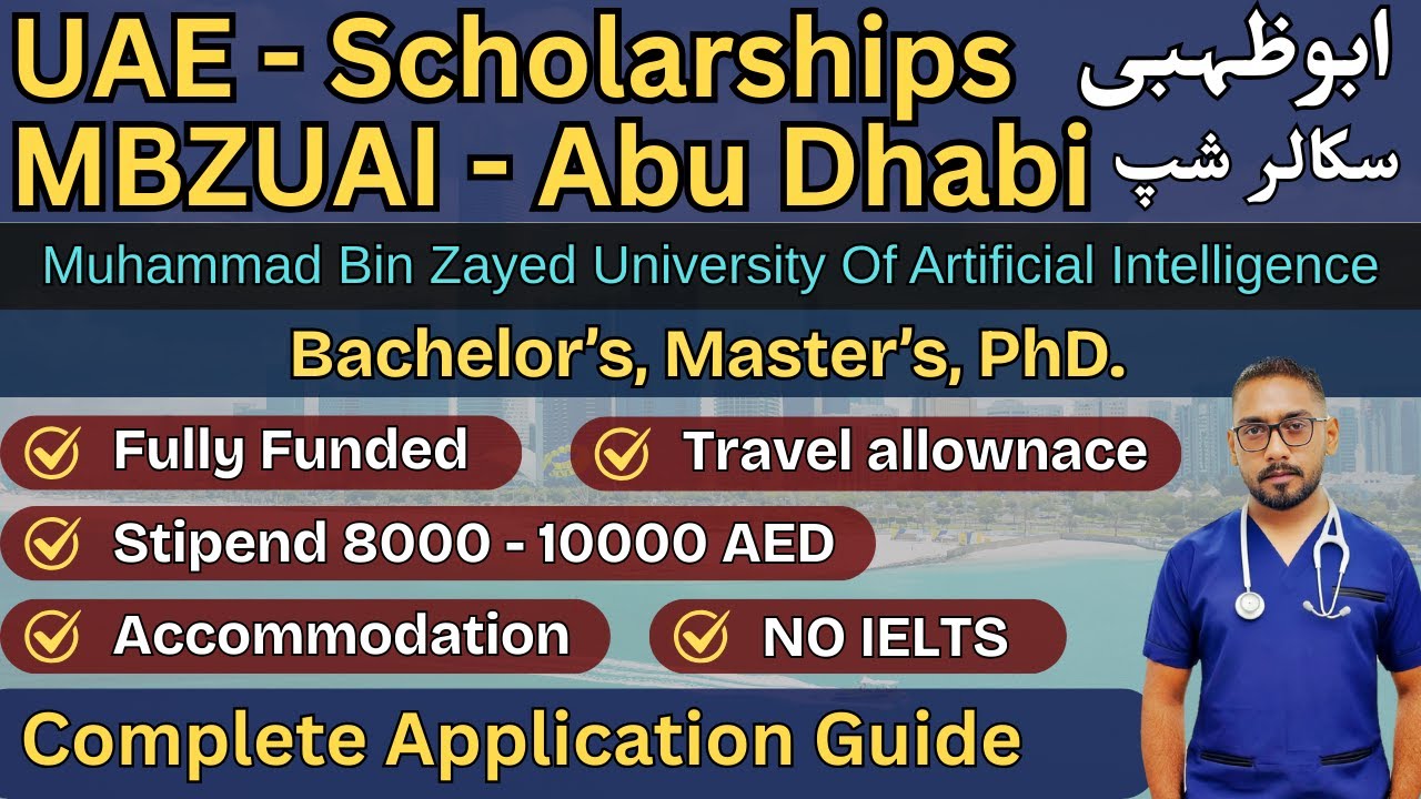 MBZUAI - Abu Dhabi Scholarship Fully Funded 2025-2026 | UAE Scholarship ...