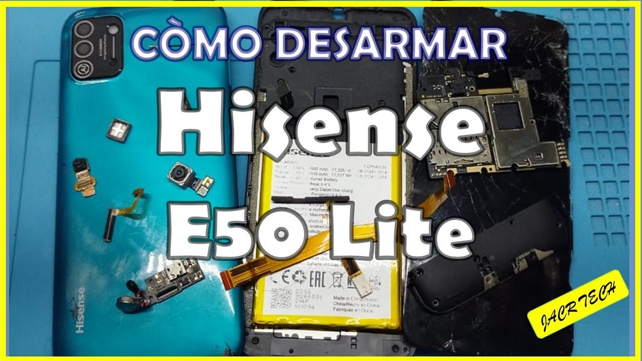 Còmo desarmar Hisense E50 Lite HLTE228E - YouTube