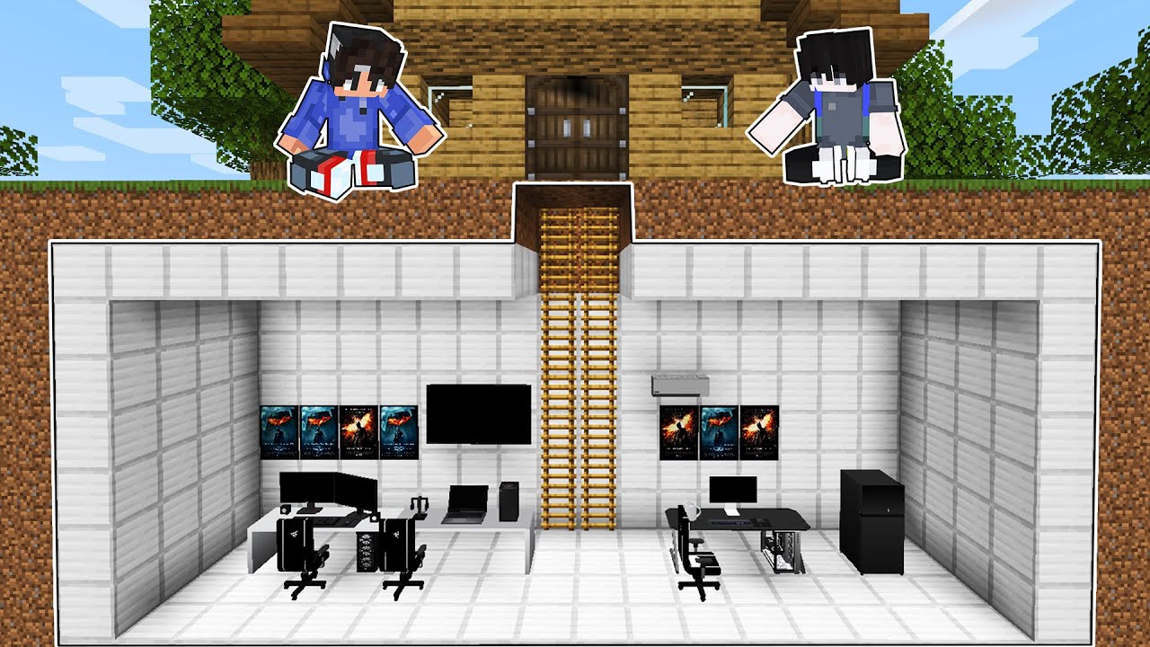 SECRET GAMING ROOM of Habitat in Omo Village | Minecraft - YouTube