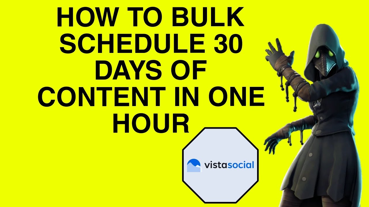 How to Bulk Schedule 30 Days of Content in One Hour | Easy Tutorial ...