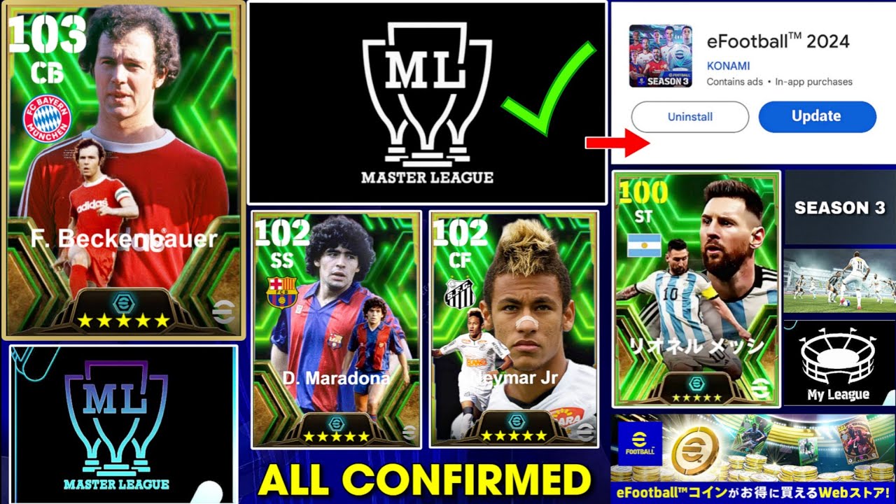 All New Confirm Upcoming Epic Cards, Master League, New Updates In ...