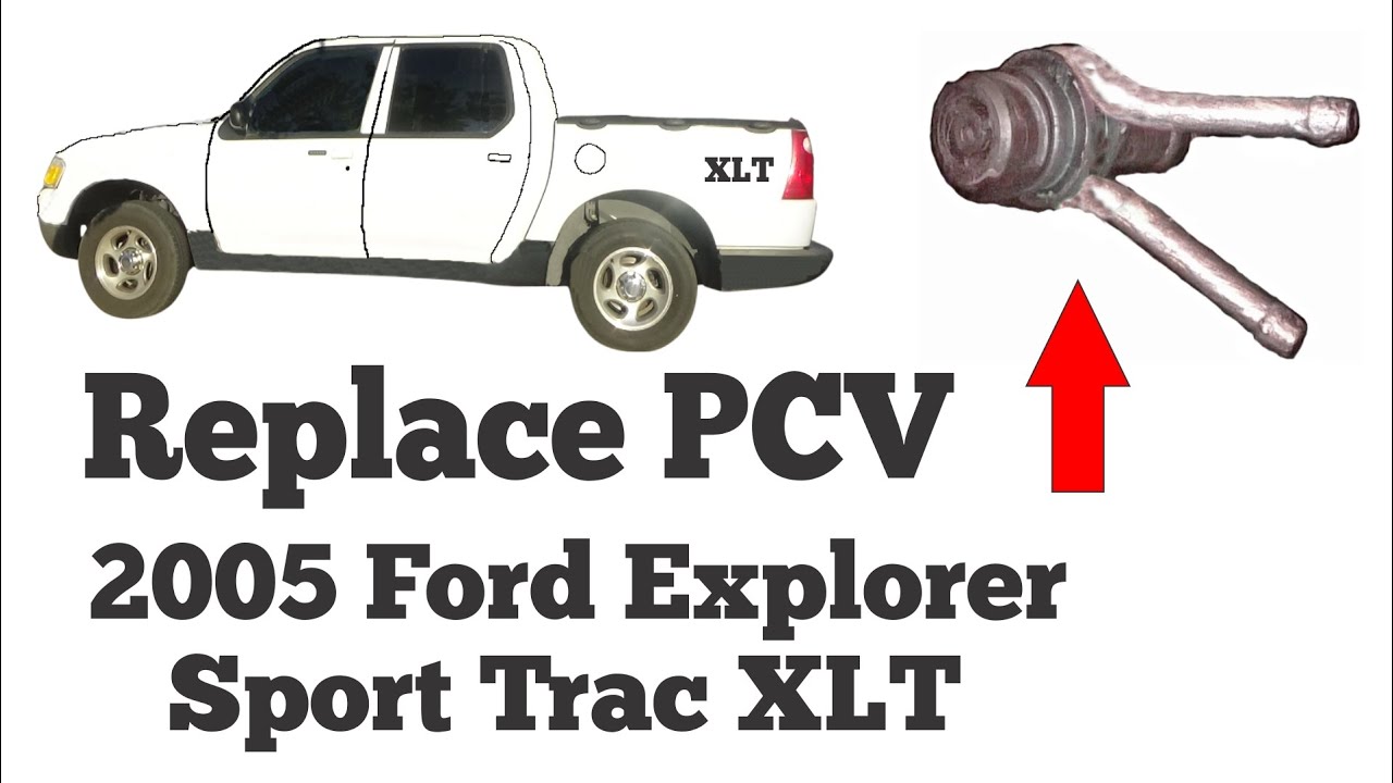 How to replace the PCV valve on a 2005 Ford Explorer Sport Trac XLT ...
