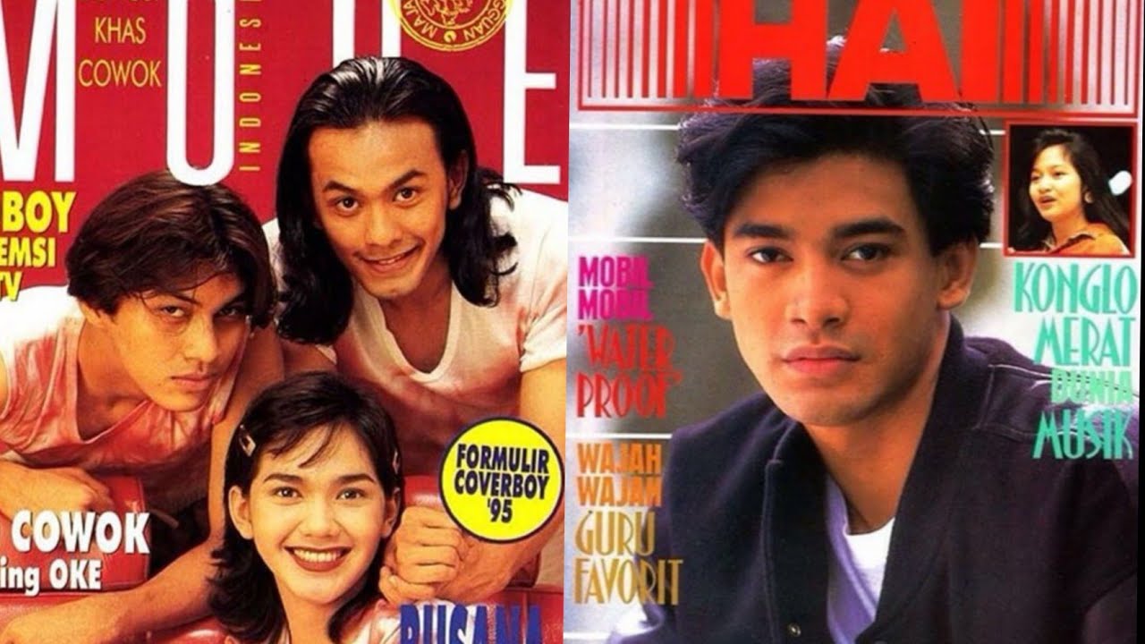 12 Artis Ganteng Saat Jadi Cover Boy 90-an - YouTube