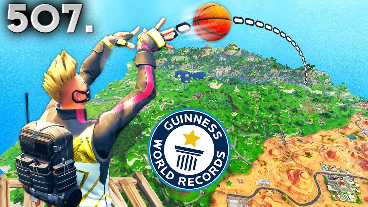 WORLD RECORD BASKETBALL THROW..??! Fortnite Daily Best Moments Ep.507 ...