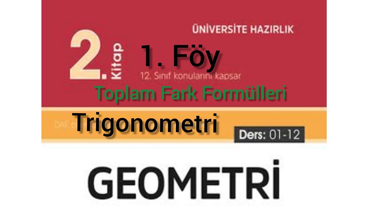 12. Sınıf, eis daf3, matematik geometri trigonometri, föy 1 - YouTube