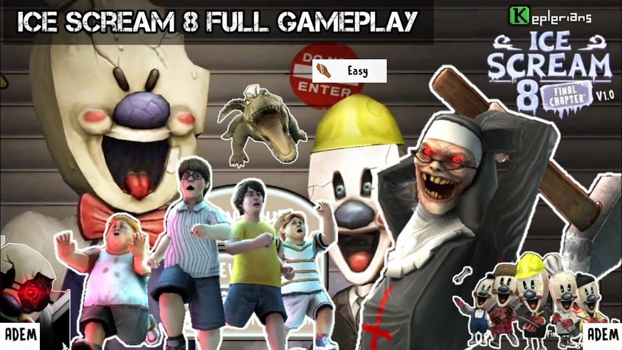 Ice Scream 8: Final Chapter/full gameplay/easy mode - YouTube