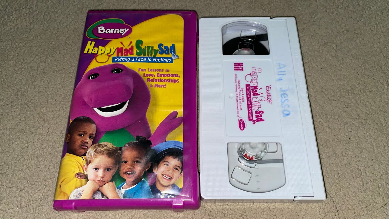 Opening And Closing To Barney: Happy, Mad, Silly, Sad 2003 VHS - YouTube