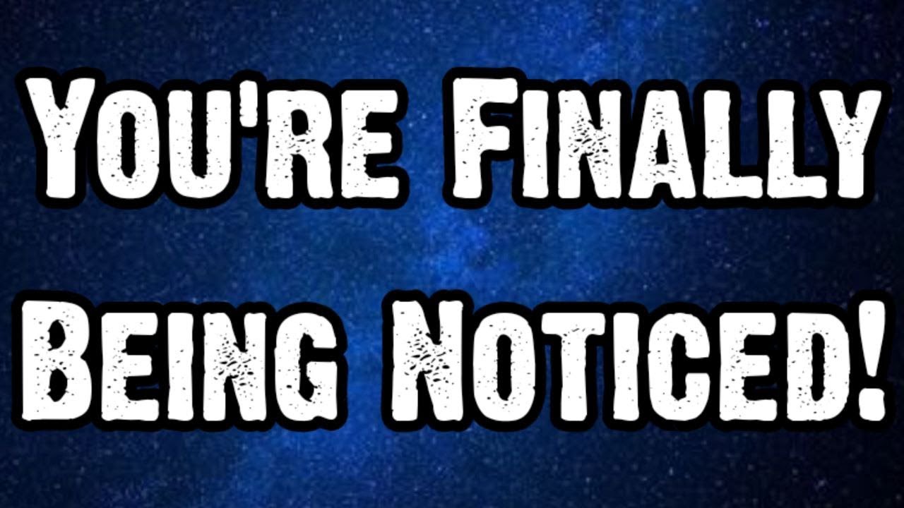 Angels say You're Finally Being Noticed...God Message Today - YouTube