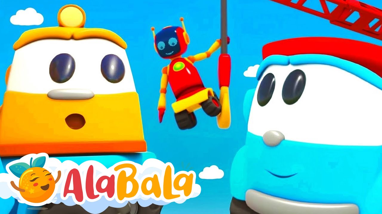 EPISOD NOU - Camionul Leo construiește o MACARA TURN | Desene animate ...