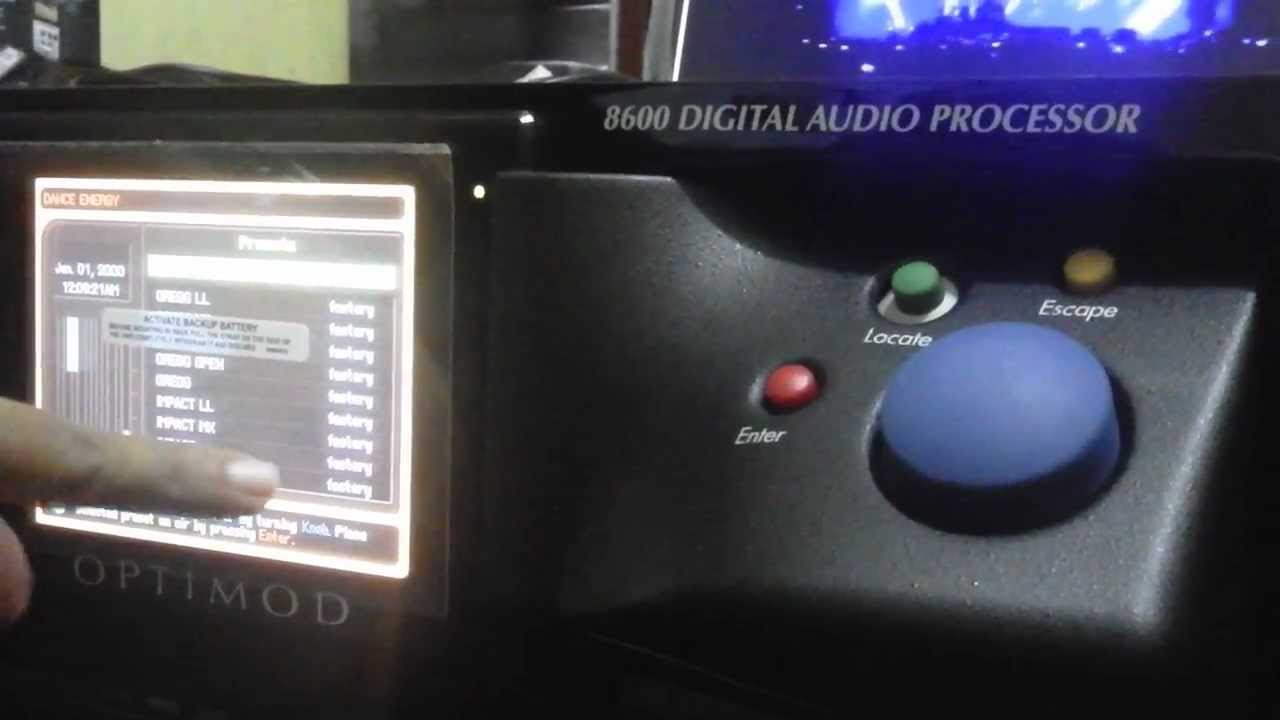 AUDIO PROCESSOR - OPTIMOD ORBAN 8600 - YouTube