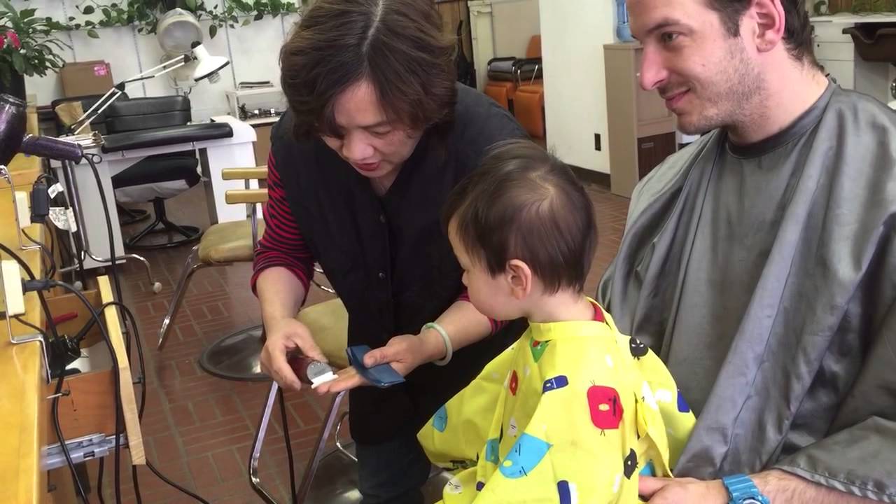 Baby Kainoa gets his first haircut on Fathers Day! - YouTube