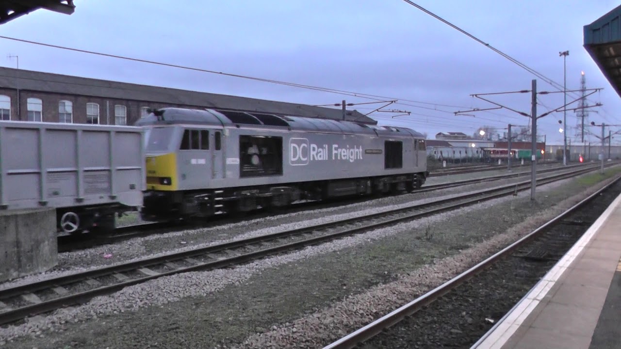 DC RAIL FREIGHT Class 60 60046 "William Wilberforce" Departing ...