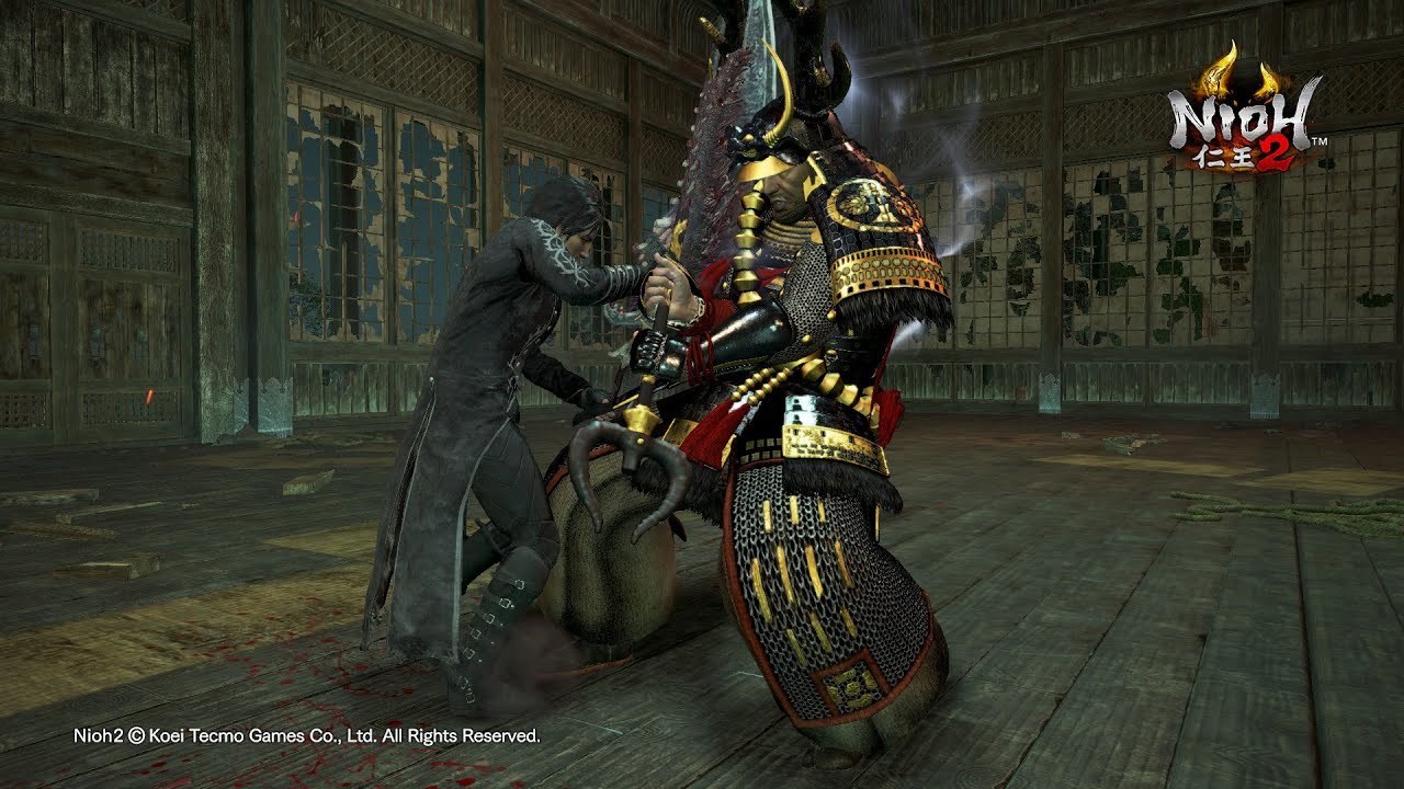 Nioh 2 Practice Backwave Part 5 Honda Tadakatsu - YouTube