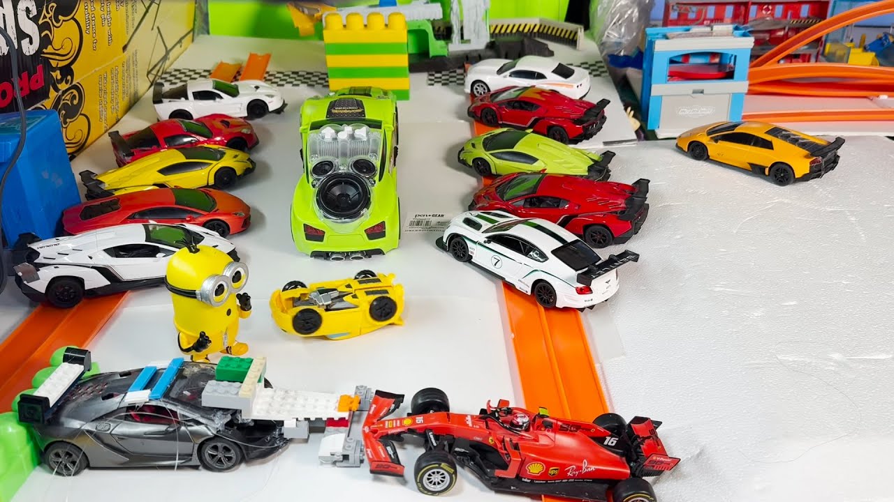 F1 Lego DIY Hyper Car Modified Boom Box Sound System Built In - YouTube