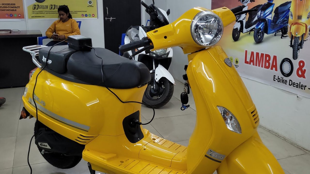 New 2023 Zelio Gracy Pro Electric Scooter - YouTube