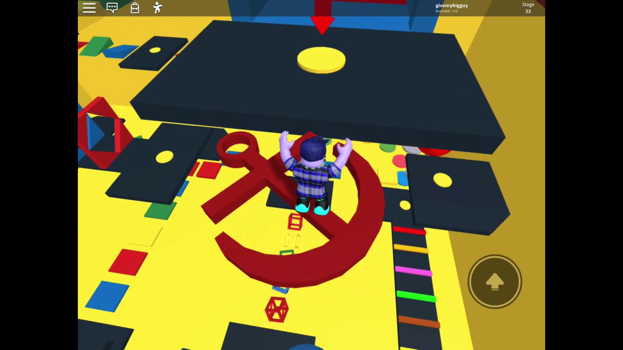 Obby ROBLOX 1 death and one fall - YouTube