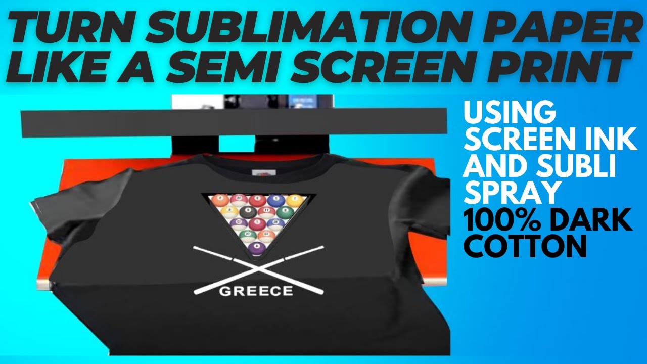 Transform Your Prints: The Ultimate Subli Paper Screen Print Tutorial👕👕 ...