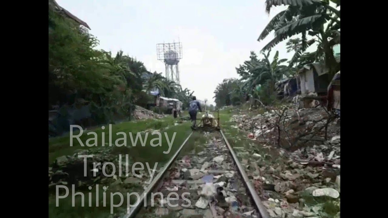 필리핀 마닐라의 기찻길 빈민가 라이프 Railway Trolley Philippines - YouTube