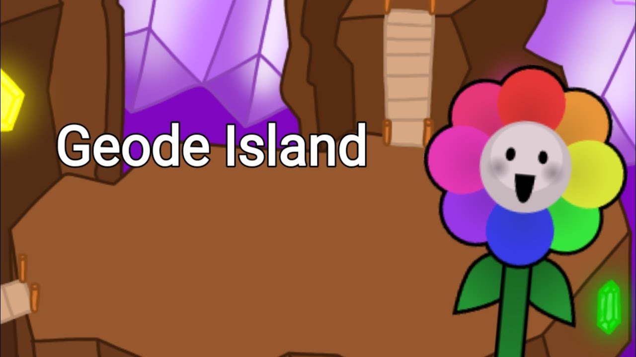 Rainbow Flower On Geode Island - YouTube
