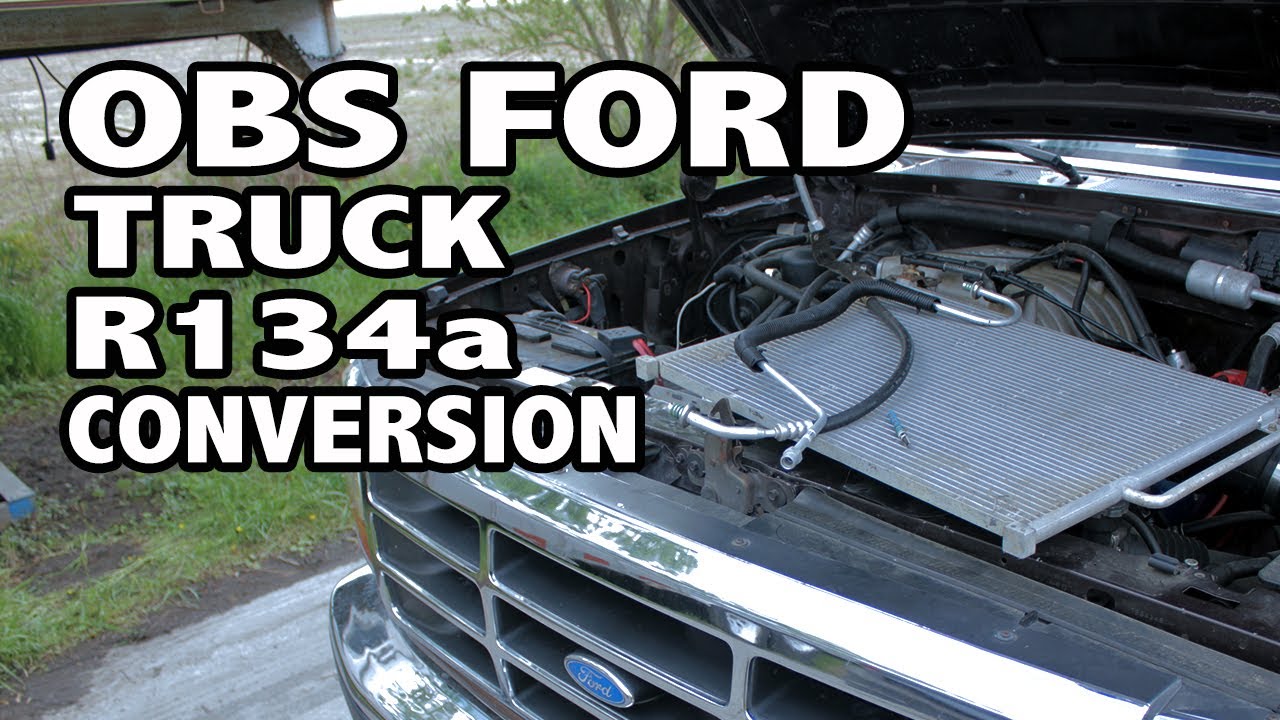 OBS Ford Truck R134a Conversion - YouTube