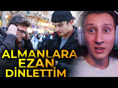 KAANFLIX | ALMANLARA İLK DEFA EZAN DİNLETTİM İZLİYOR ! (Mesut TV)