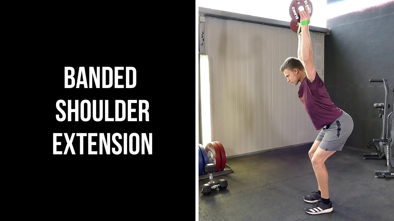 Banded Shoulder Extension - YouTube