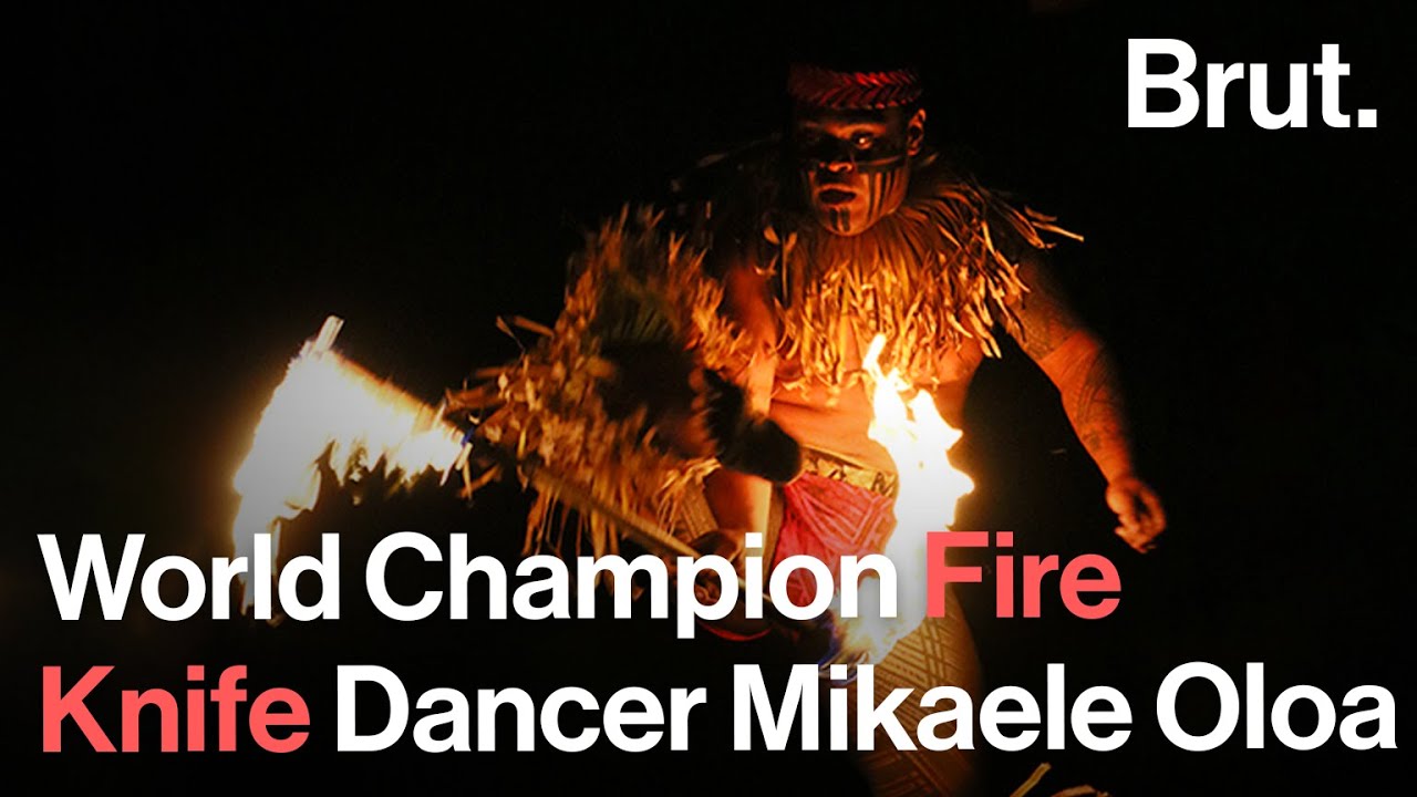 Meet World Champion Fire Knife Dancer Mikaele Oloa - YouTube