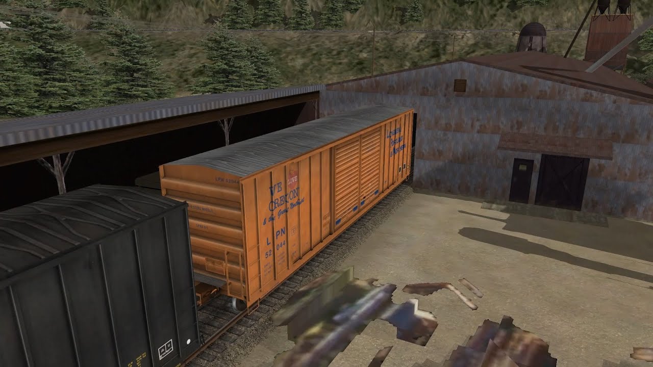 Open Rails - Feather River route mods - YouTube