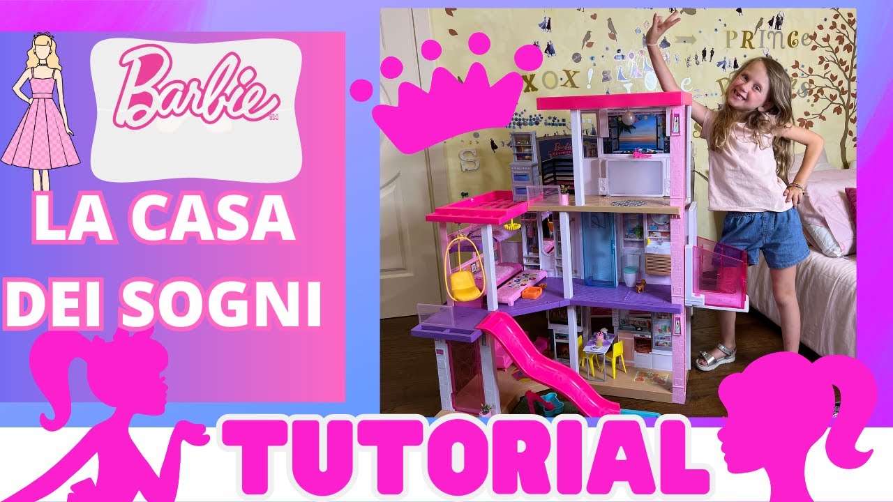 Tutorial: come costruire la casa dei sogni di Barbie - YouTube