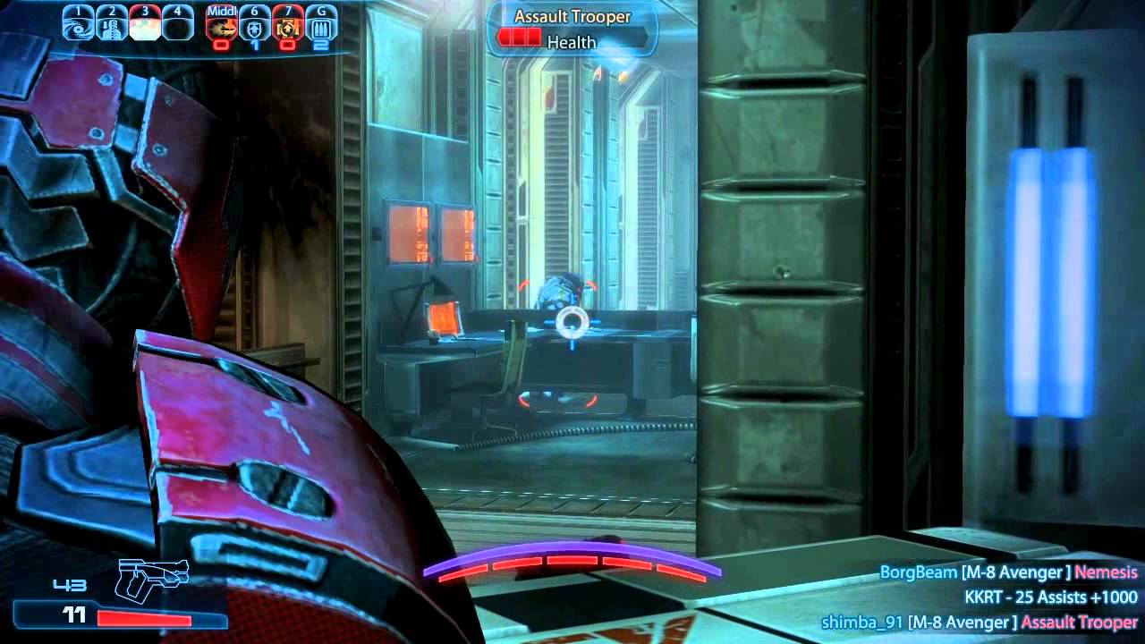 Mass Effect 3 Multiplayer Demo Adept Class - YouTube