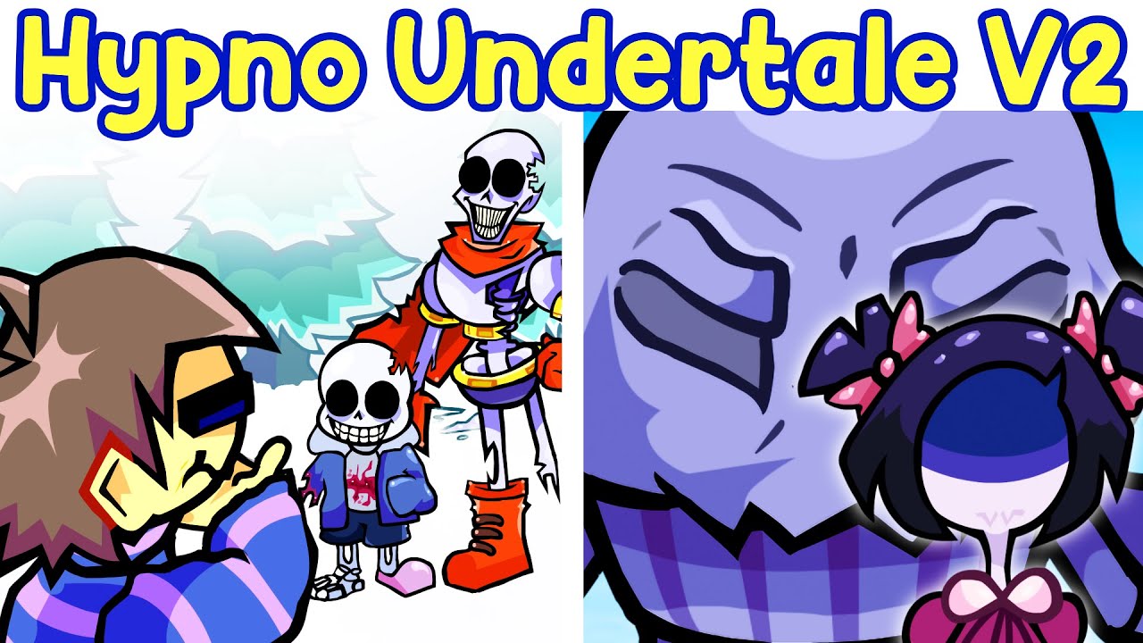 Friday Night Funkin': UPDATED Hypno's Undertale Mix V2 FULL (Frostbite ...