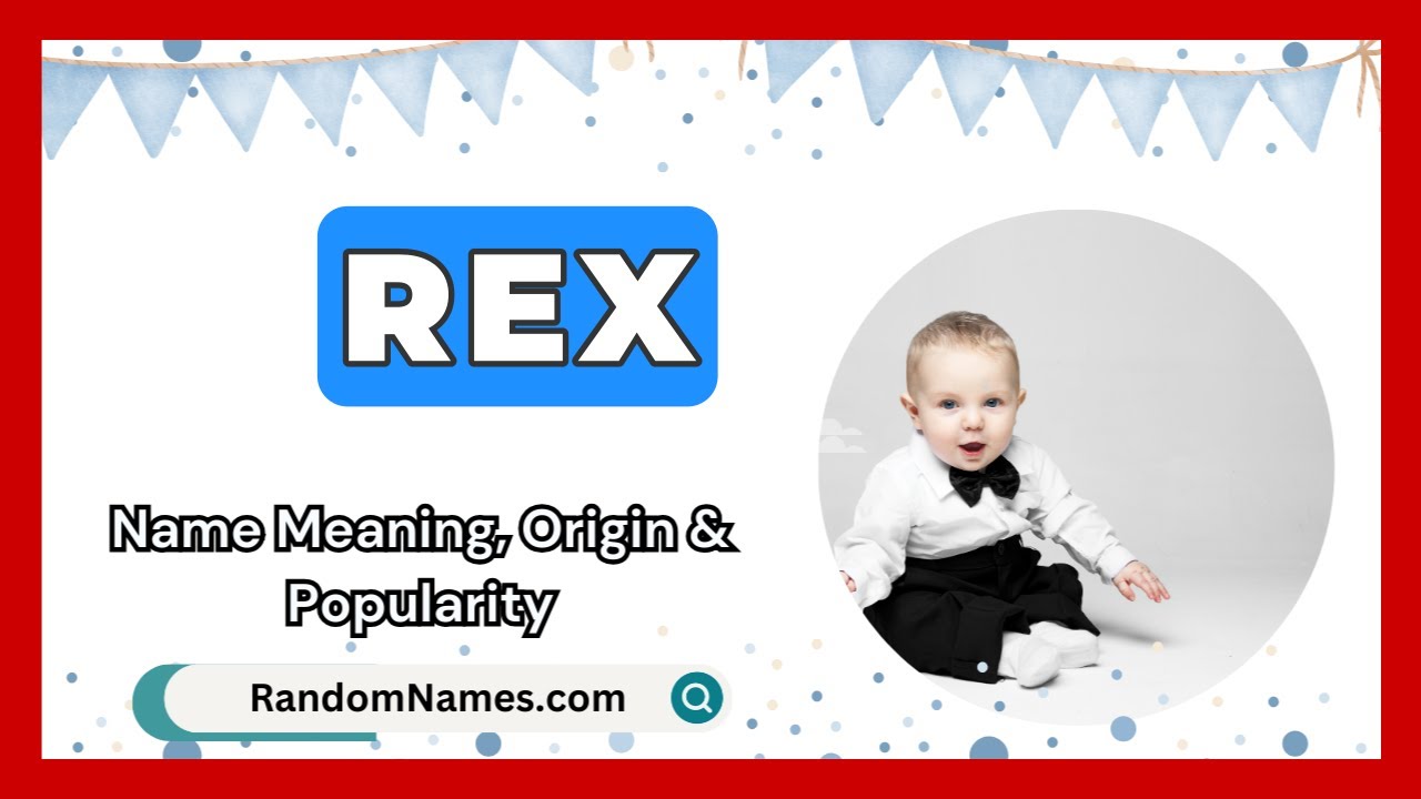 Rex - Baby Boy Name Meaning, Origin & Popularity - RandomNames.com ...