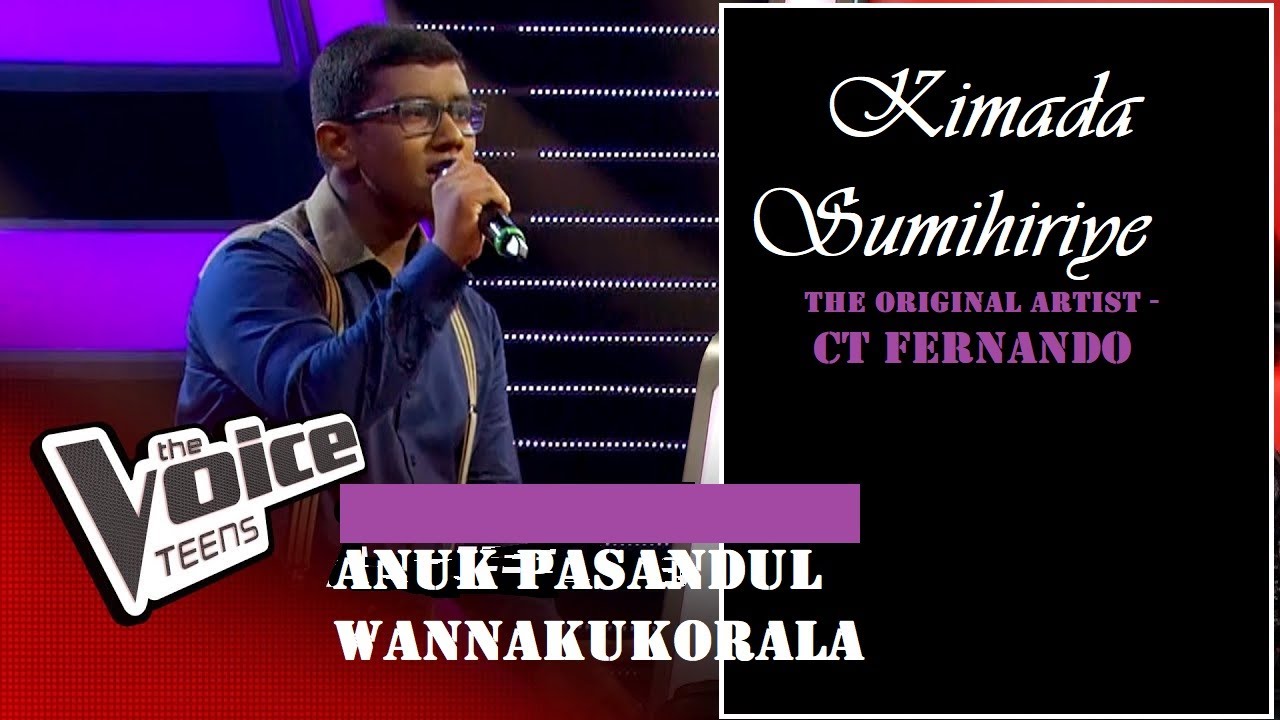 Kimada Sumihiriye Cover- ( The Original Artist - CT FERNANDO) - YouTube