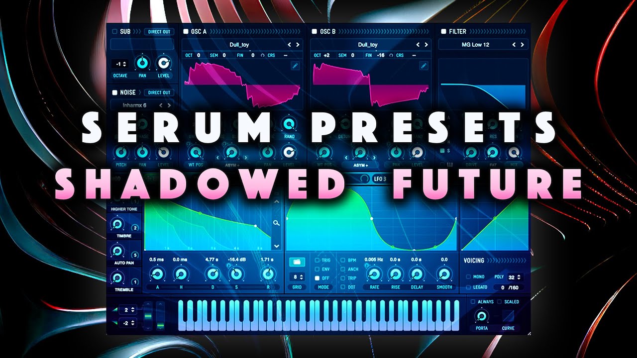 Xfer Serum Dark Atmospheric Presets: Pad, Drones, Textures - YouTube