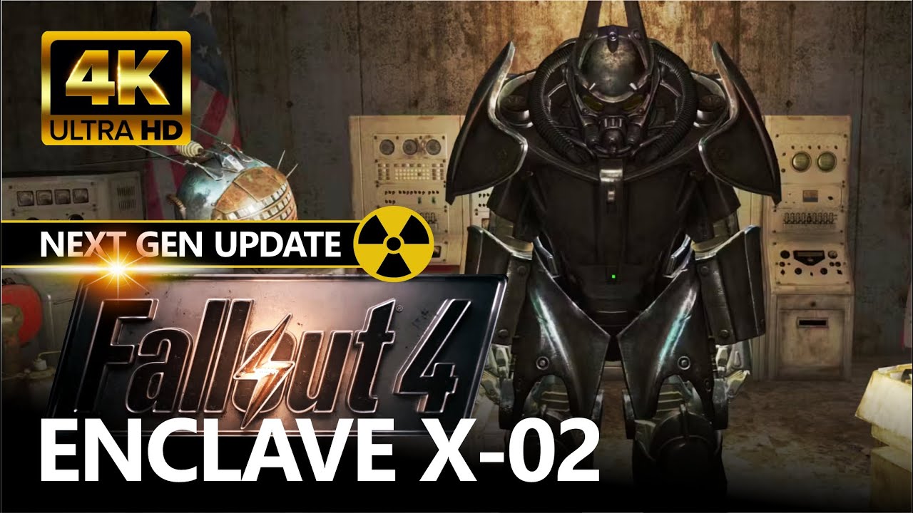 Fallout 4 Силовая броня Анклава X-02 в начале игры без DLC - Enclave X ...
