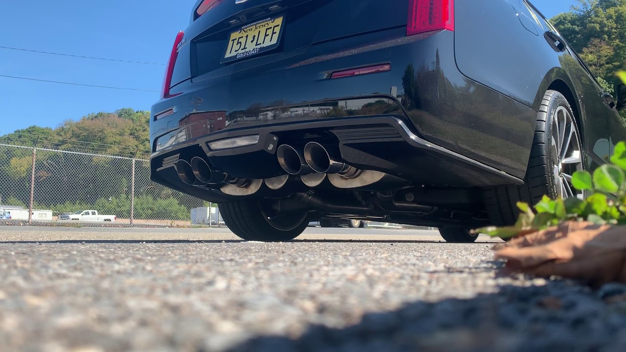ATS-V Corsa Exhaust Setup - YouTube