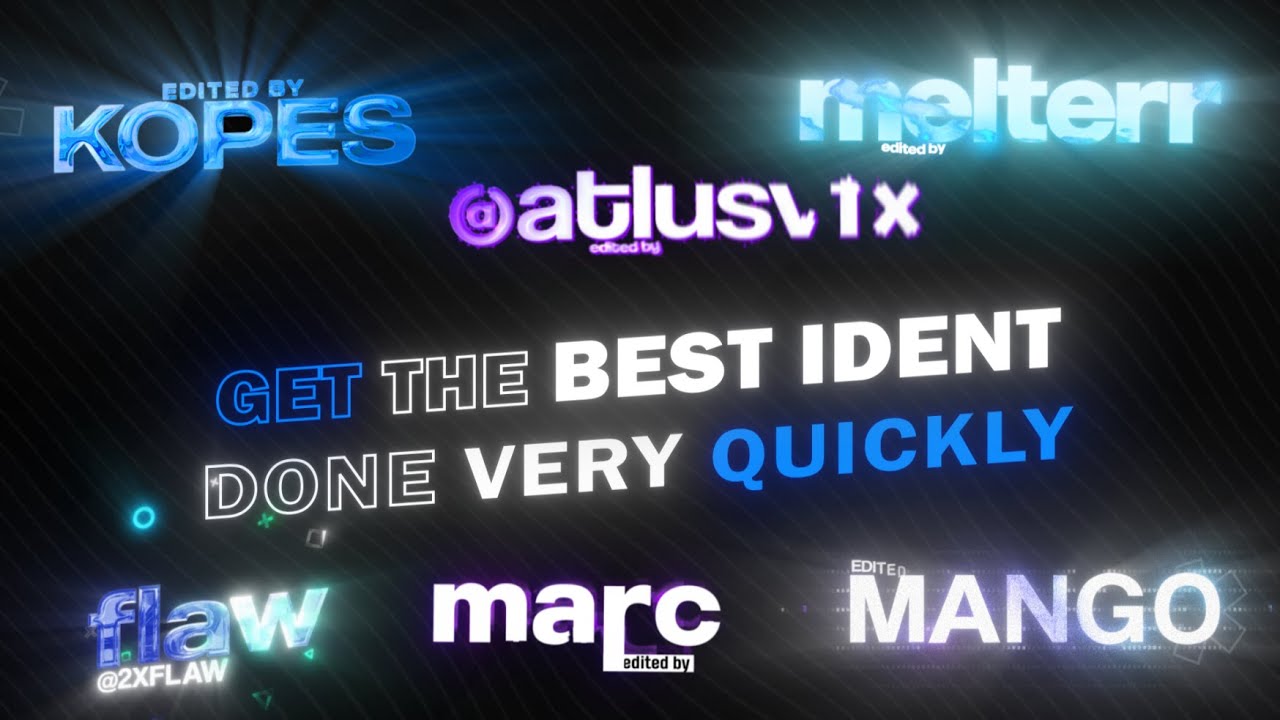 BEST IDENT TEMPLATES OF 2024! (ft project file)🔥 🥶 - YouTube