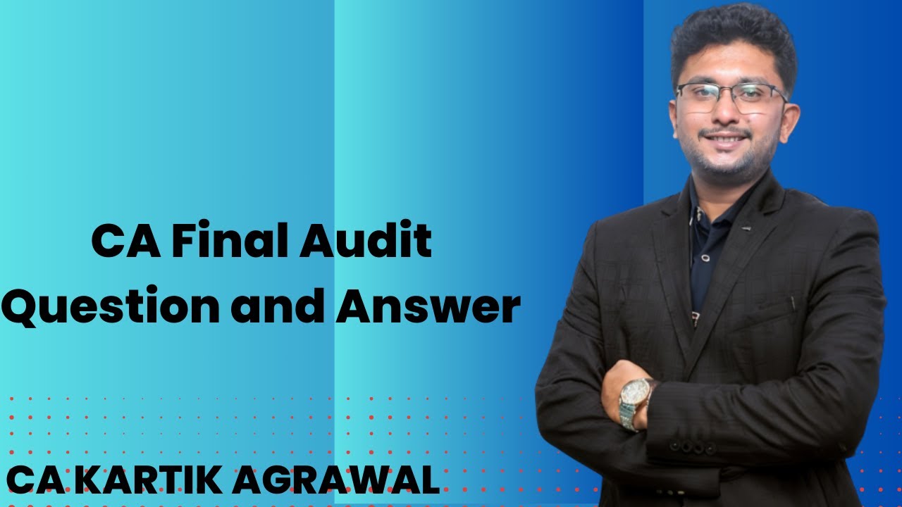 CA Final Audit SRS 4400, SRS 4410 Questions discussion MTP RTP PAST EXAM STUDY MATERIAL - YouTube