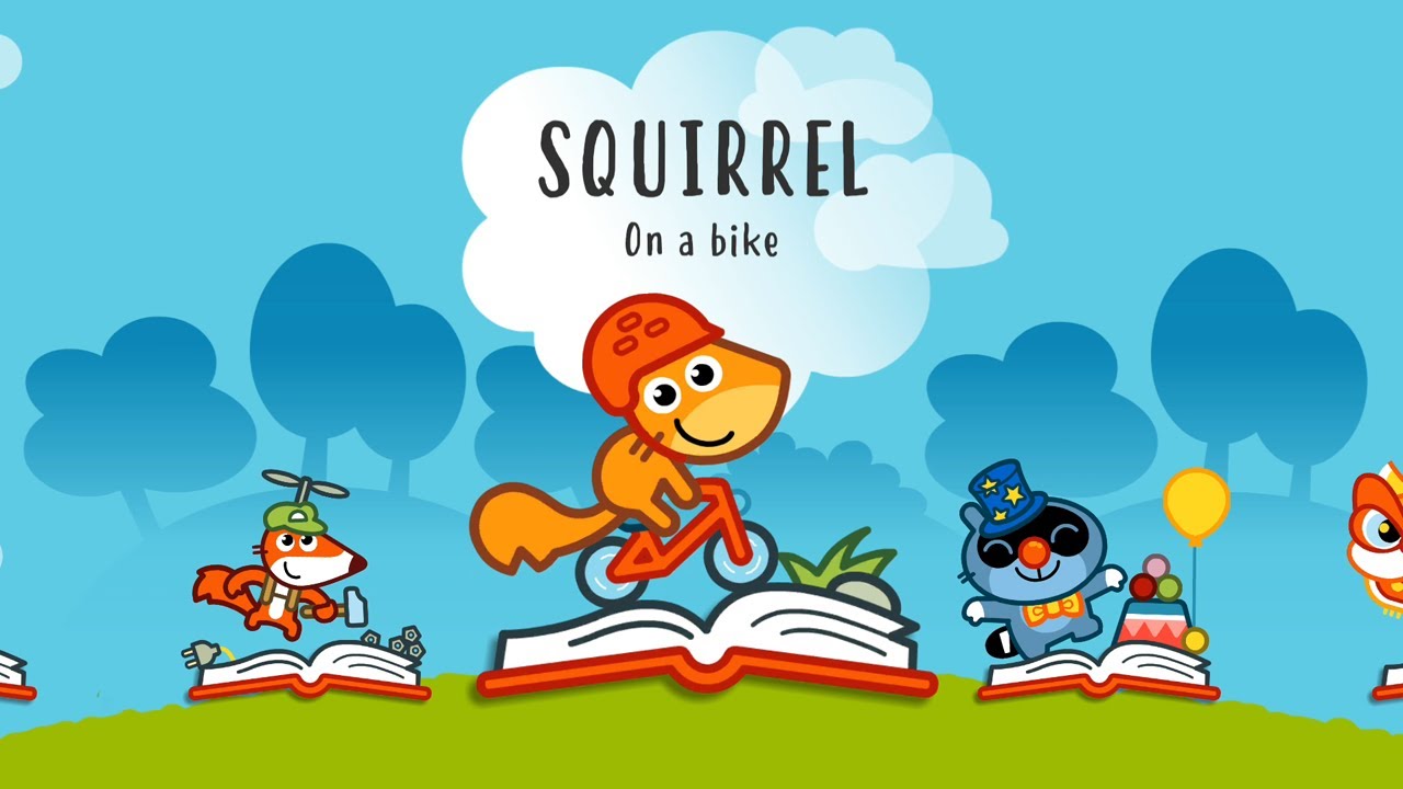 Pango Storytime #7 - Squirrel on a bike | Studio Pango Games - YouTube