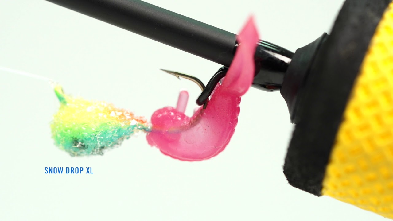 Snow Drop Ice Jig - Clam Pro Tackle - YouTube