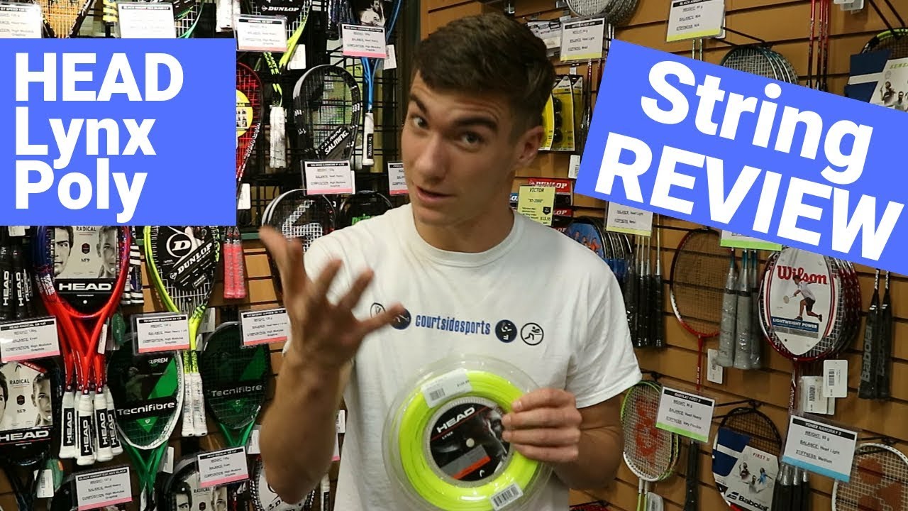 Head Lynx Tennis String Review | Courtside Sports - YouTube