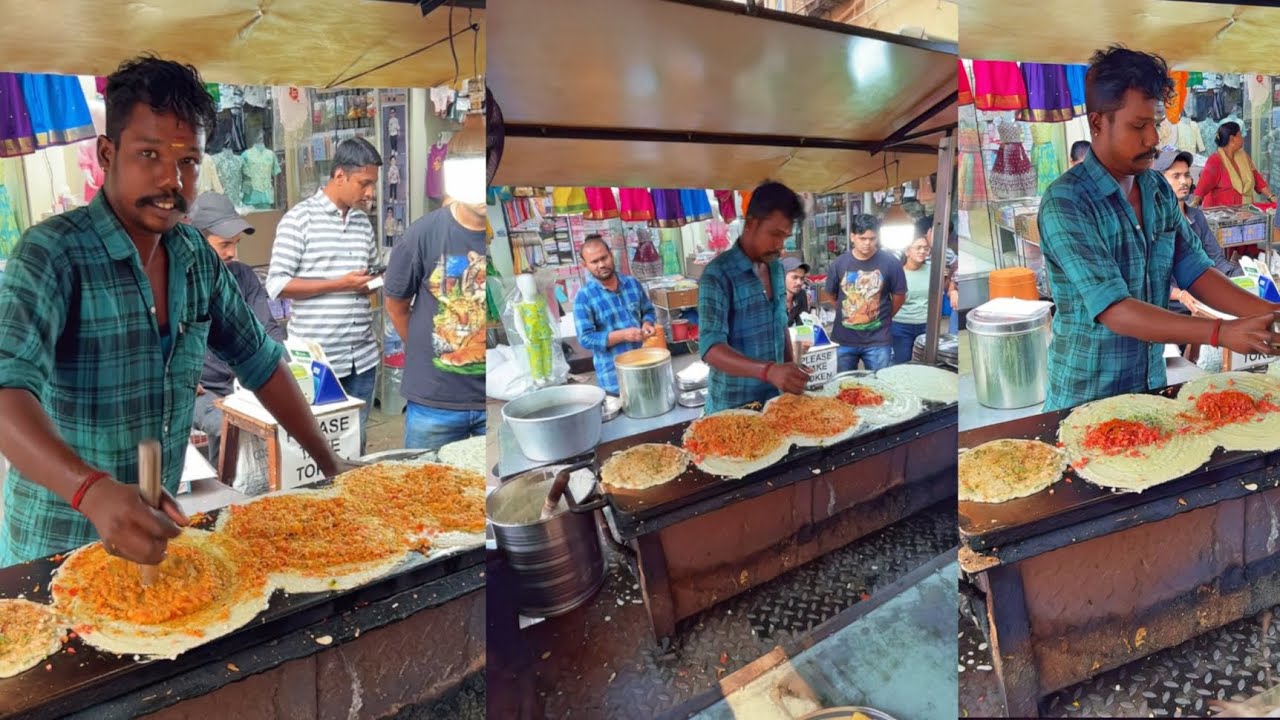 Dadar Famous Dosa wala | Street Food | Indian Street Food | Food | Dosa ...