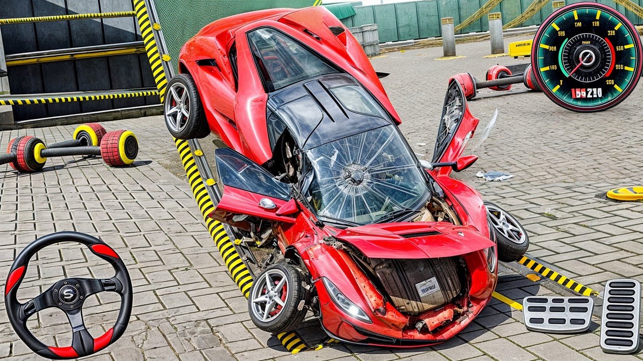 Car Crash Stunt Game 3D Game || Car Brutaly Destroy! Android Gameplay ...