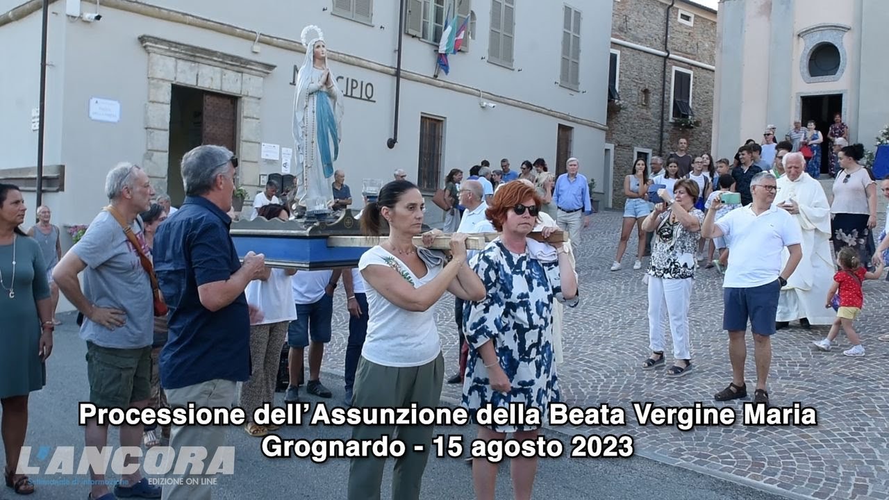 Grognardo - Processione dell'Assunzione della Beata Vergine Maria - YouTube